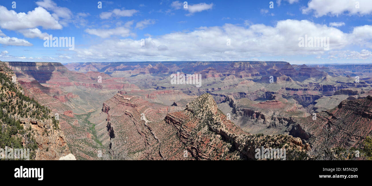 Grand Canyon National Park Grandview Point Panorama . Elevation: 7399 ...