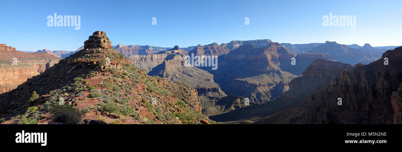 Grand Canyon National Park Hermit Trail Lookout Point . Between Santa ...