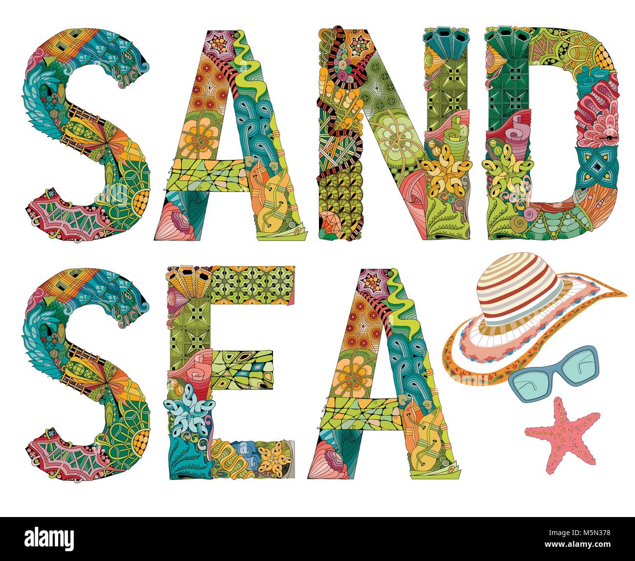 Unusual sand pattern Stock Vector Images - Alamy