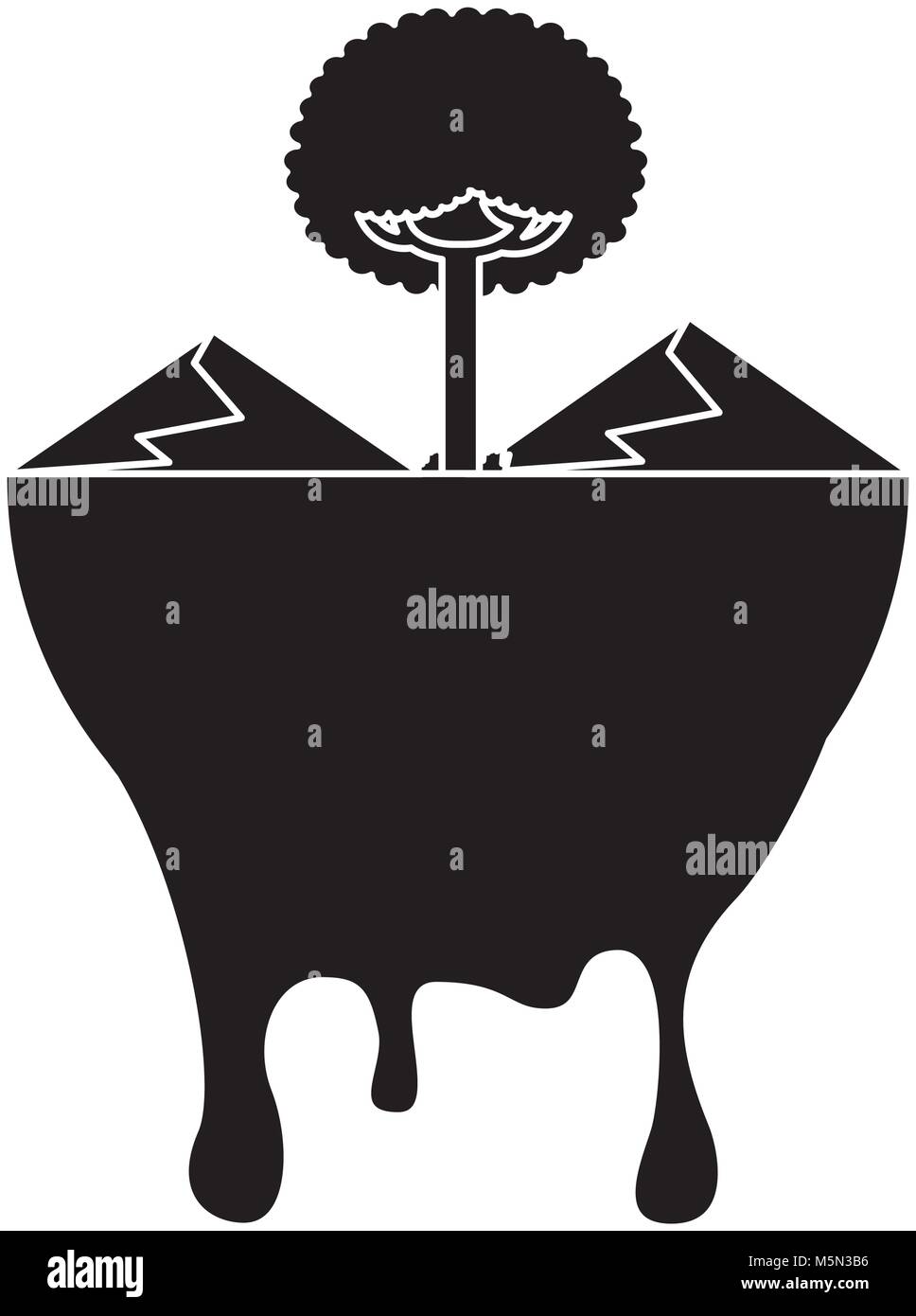 White Mountains Warning Sign Stock Vector Images - Alamy