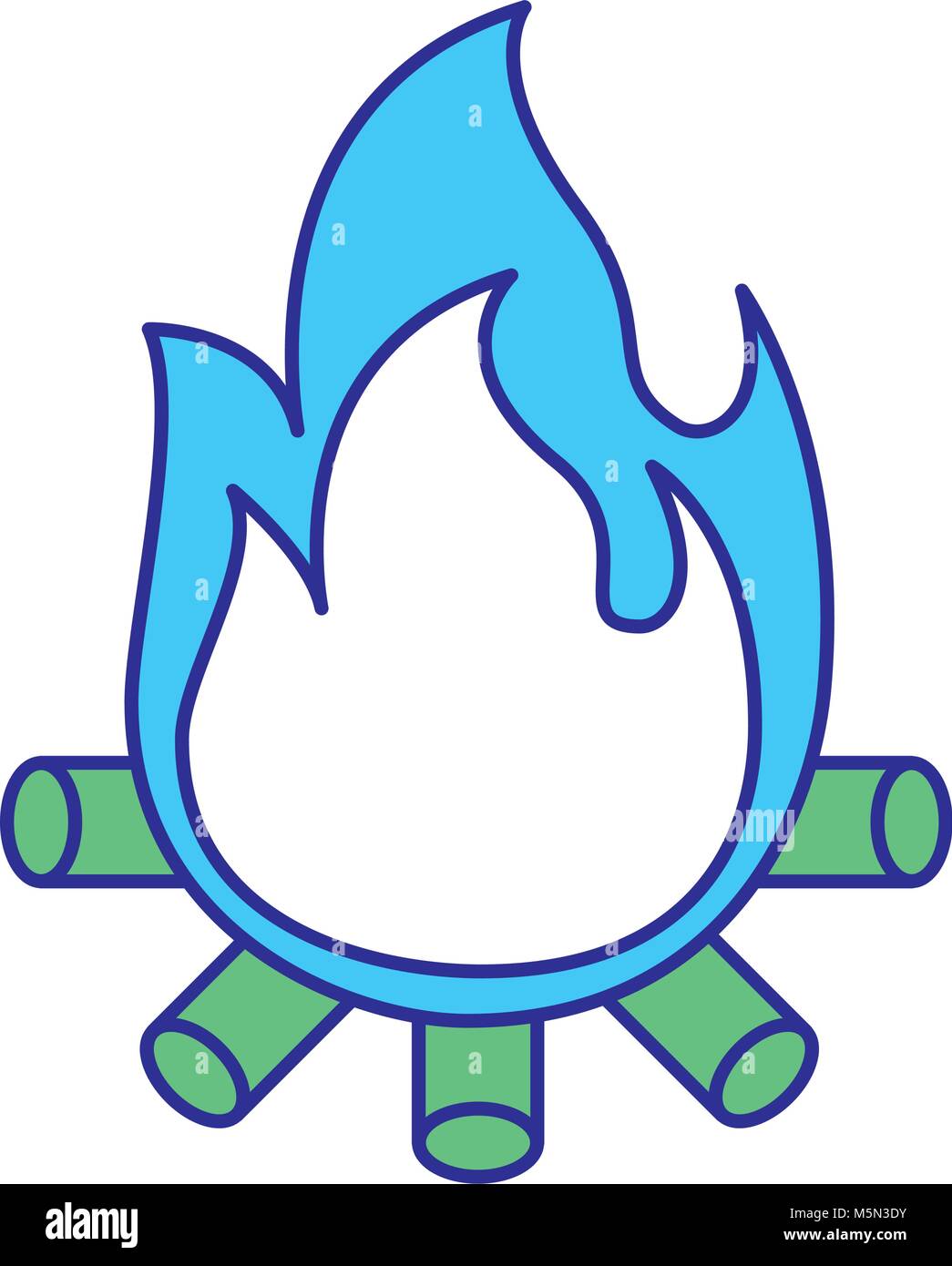 Fire sticks plant Stock Vector Images - Alamy