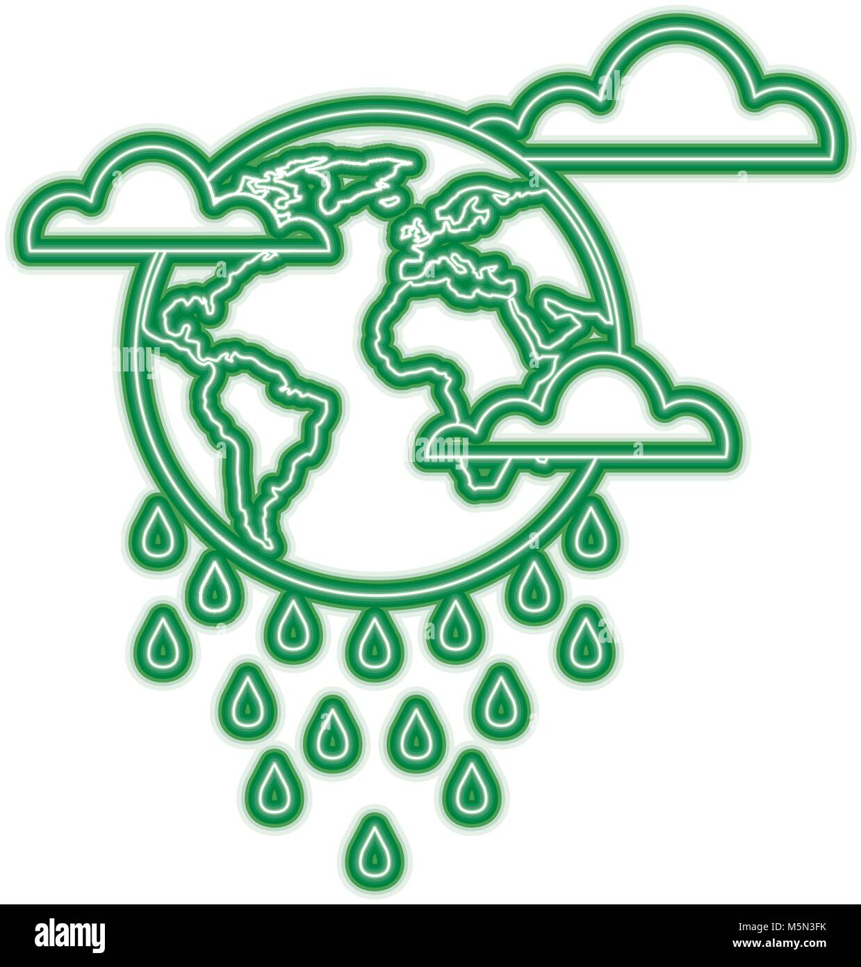 globe planet world cloud rain storm Stock Vector Image & Art - Alamy