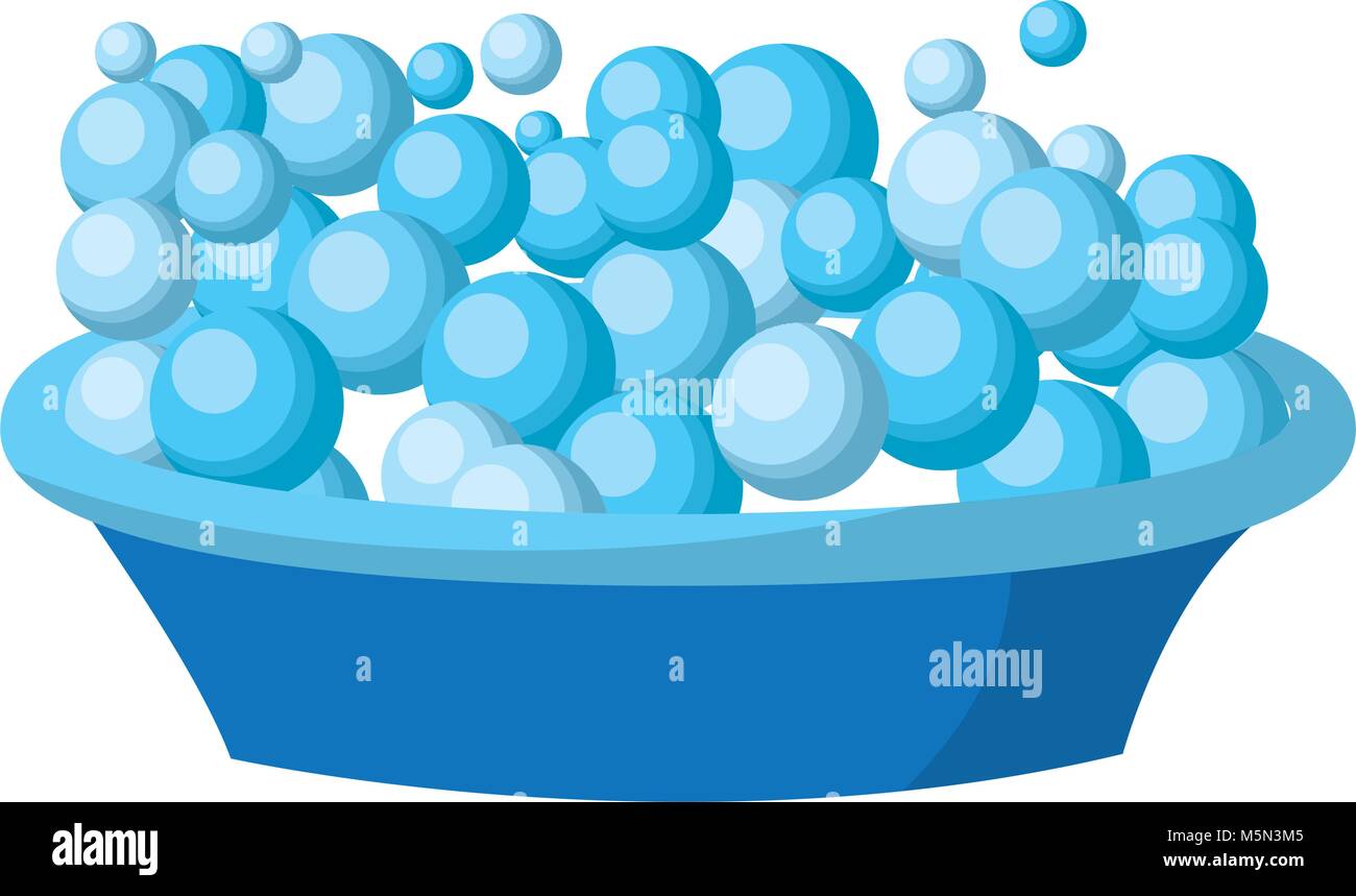 blue container foam bubbles clean Stock Vector Image & Art - Alamy