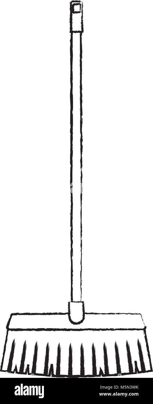 Very long mop Stock Vector Images - Alamy