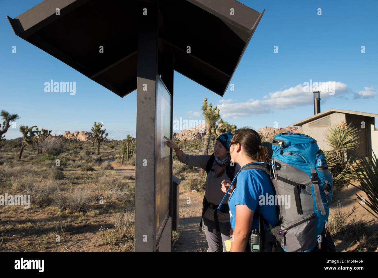 Backpacking along the Boy Scout Trail Stock Photo - Alamy