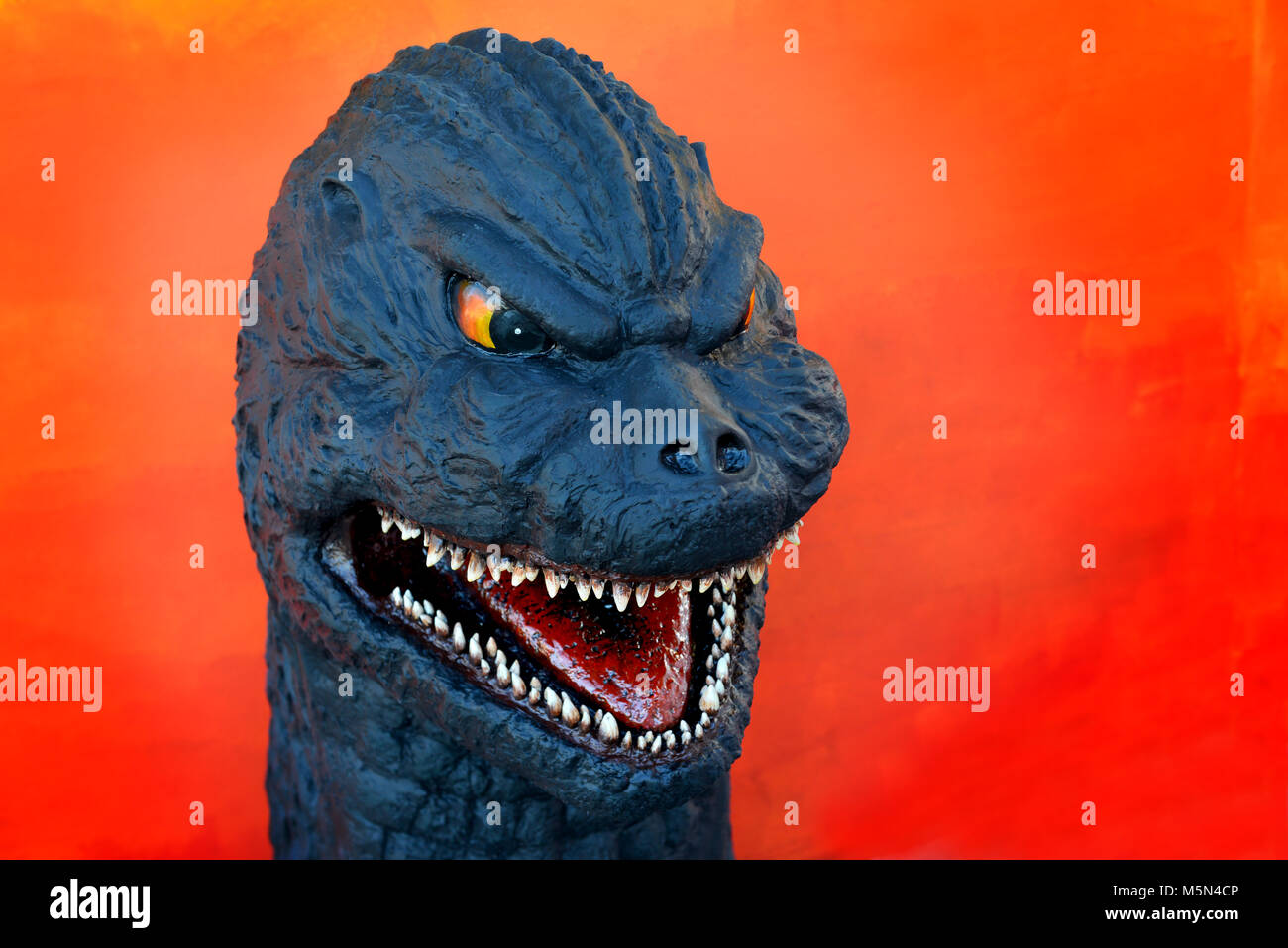 japanese animal comic dragon from movie zilla Stock Photo - Alamy