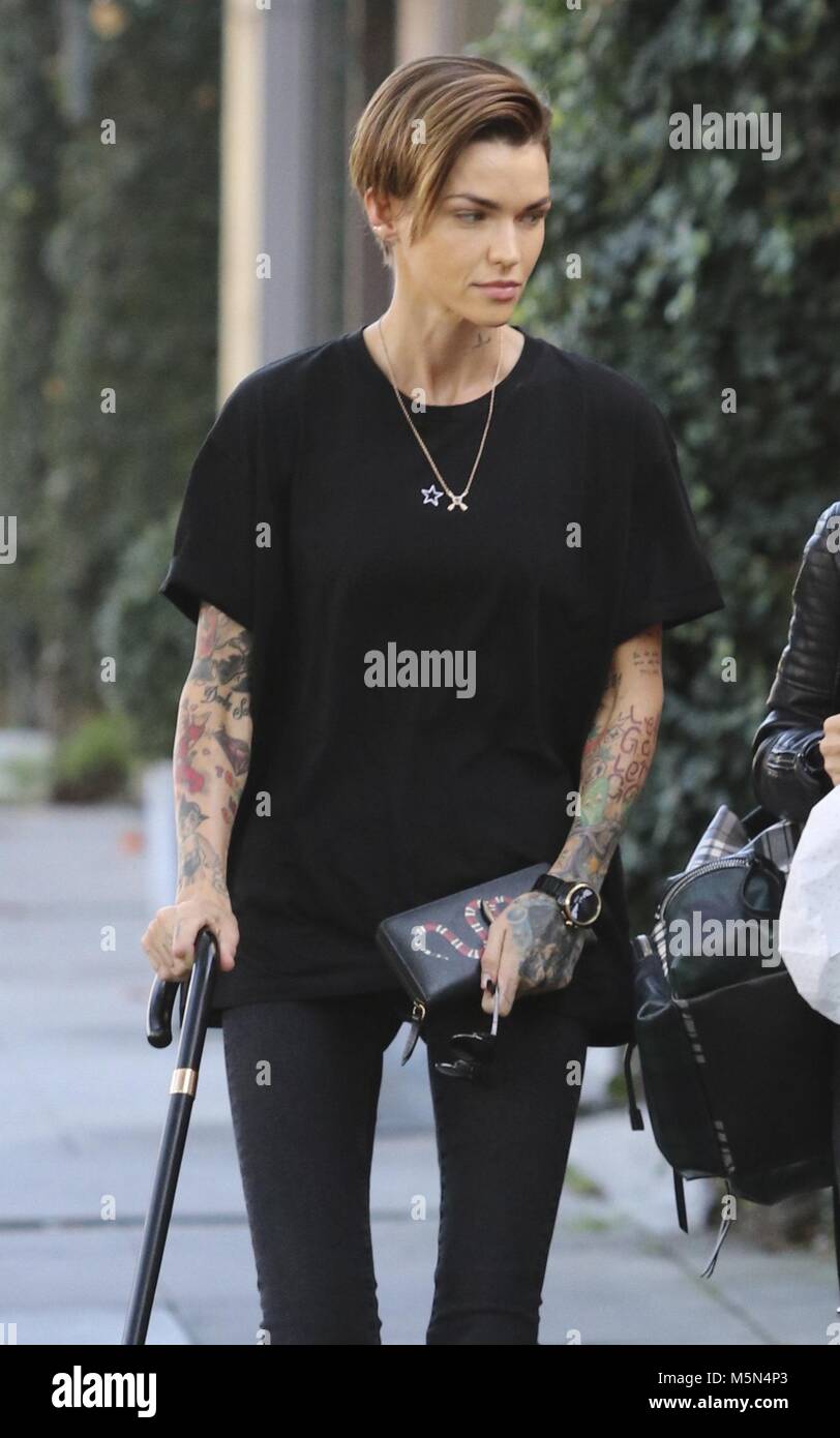 Ruby Rose was spotted for the first time since her spinal surgery ...