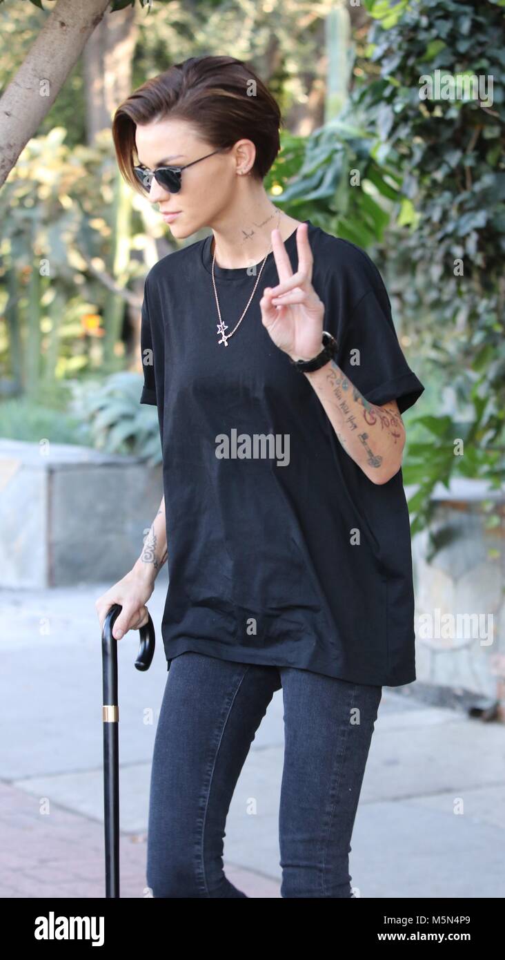 Ruby Rose was spotted for the first time since her spinal surgery ...