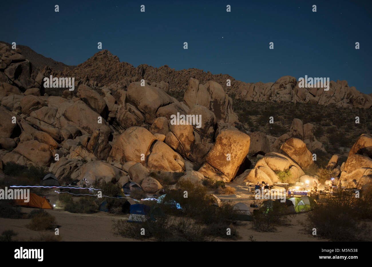 Indian Cove Group Campsite Stock Photo - Alamy