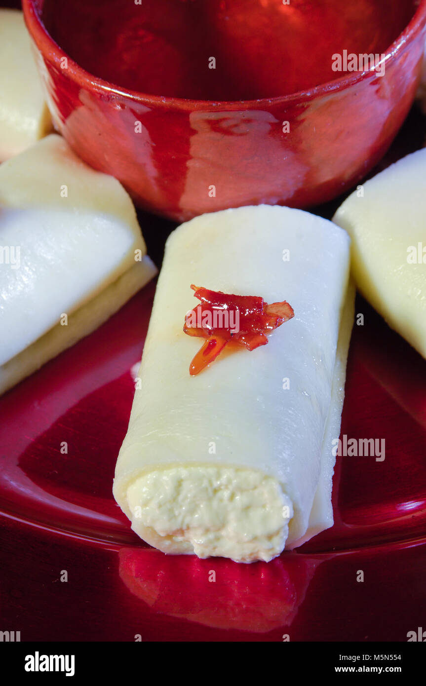 Halawa Jubon, Arabic Sweets with Cream for Ramadan and Eid Stock Photo ...