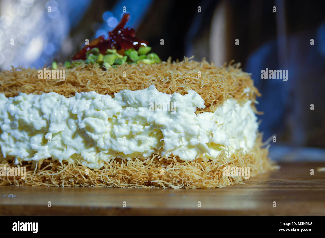 Osmaliya, Arabic Sweets with Cream for Ramadan and Eid Stock Photo - Alamy