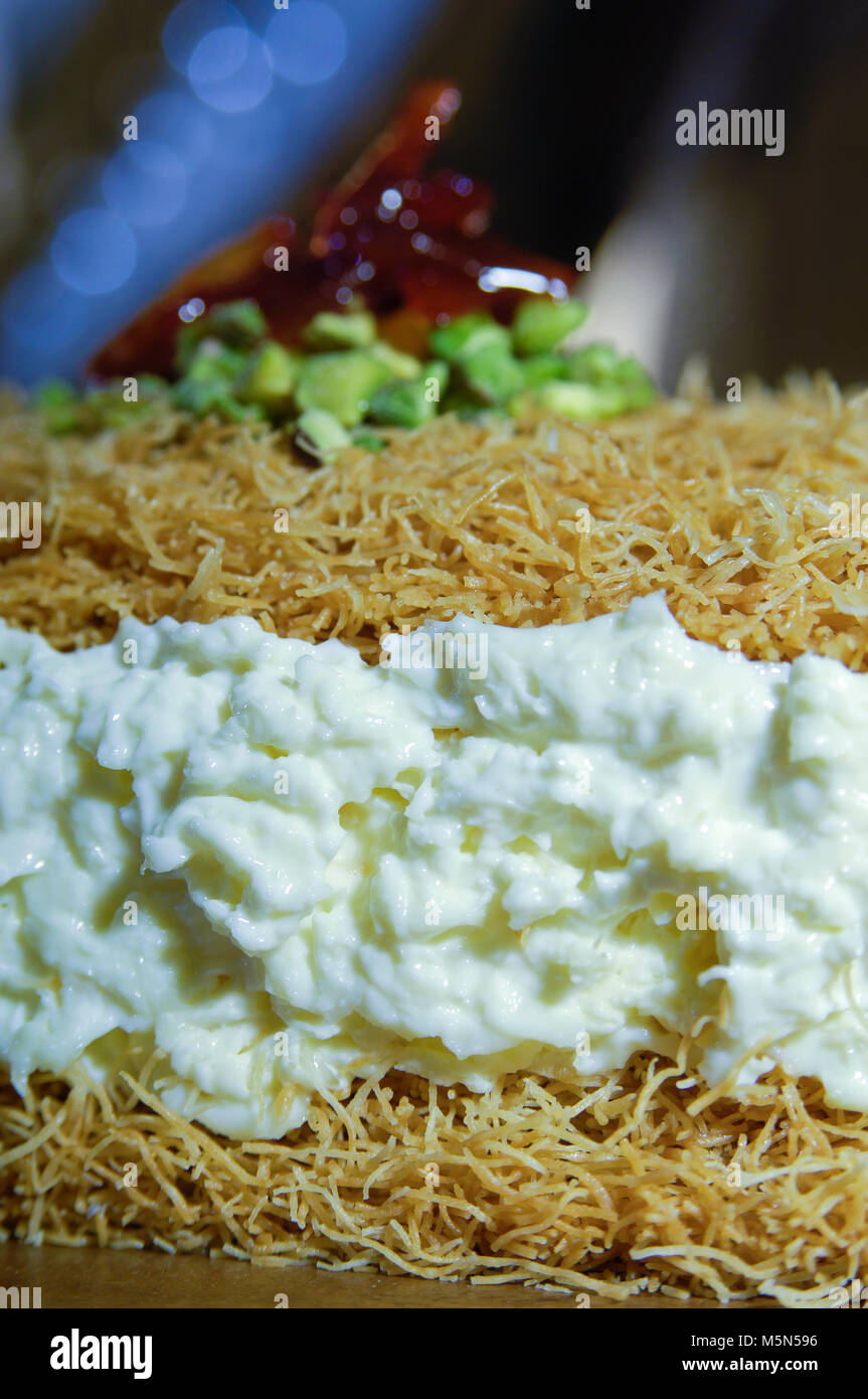 Osmaliya, Arabic Sweets with Cream for Ramadan and Eid Stock Photo - Alamy