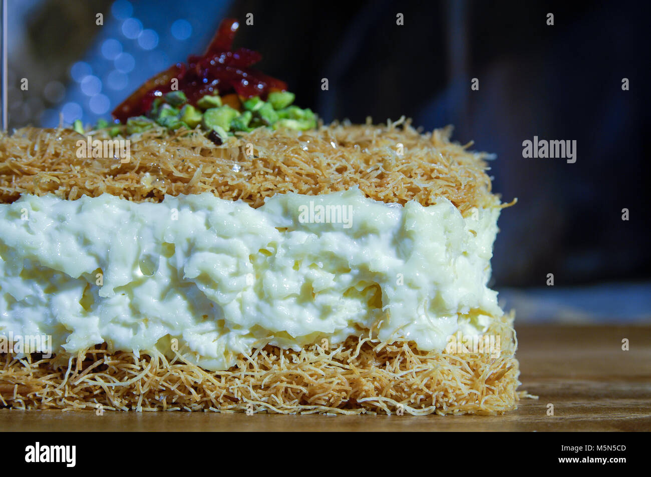 Osmaliya, Arabic Sweets with Cream for Ramadan and Eid Stock Photo - Alamy