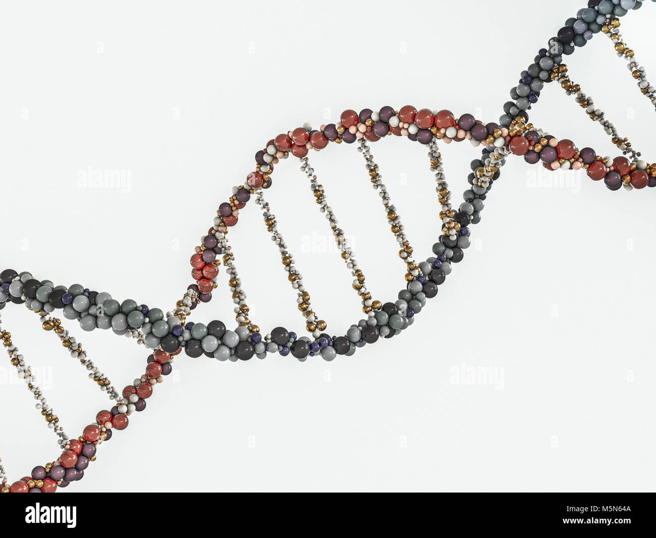 DNA chain. Abstract scientific background. Beautiful illustraion ...