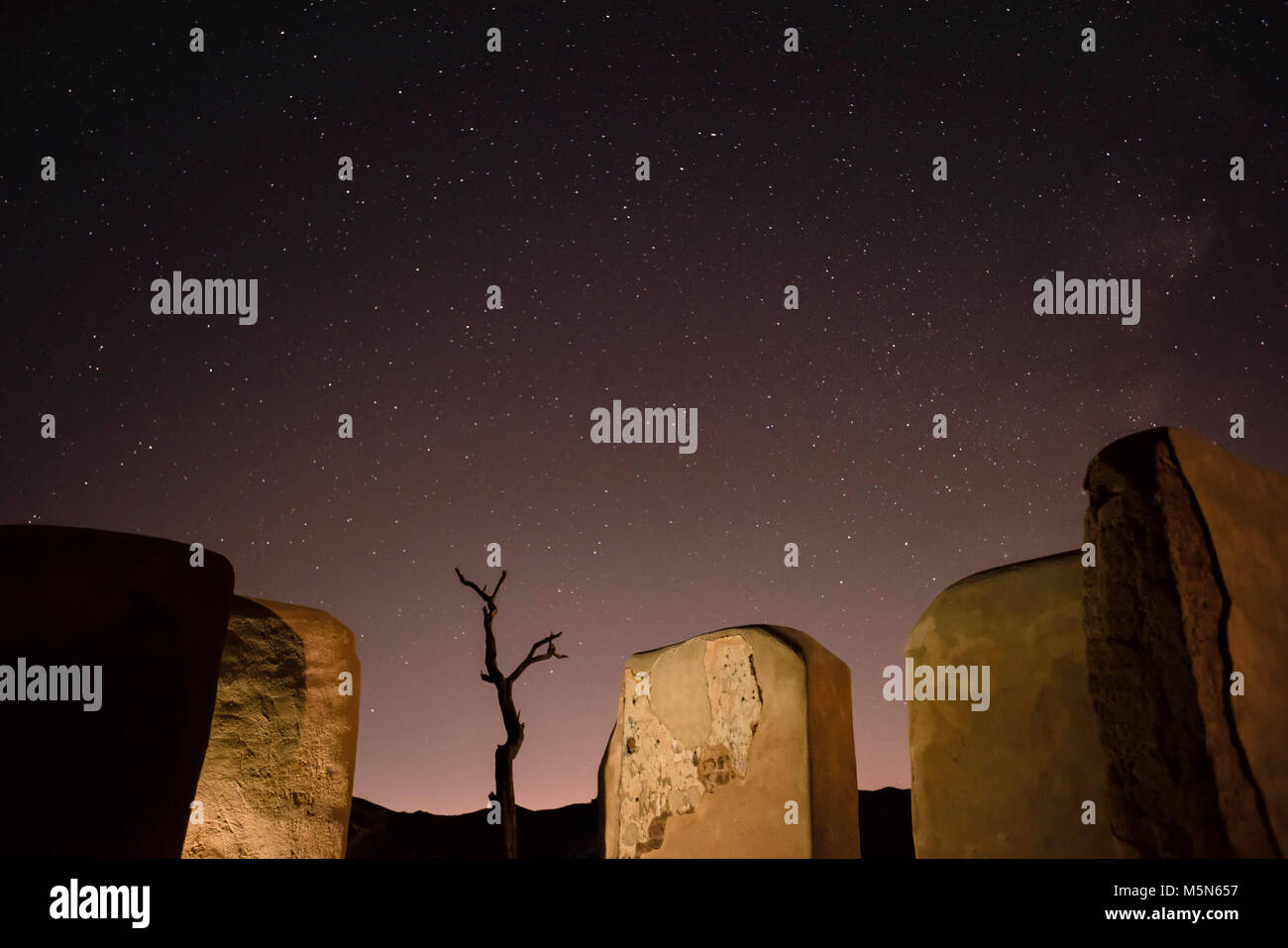 Ryan Ranch at Night Stock Photo - Alamy