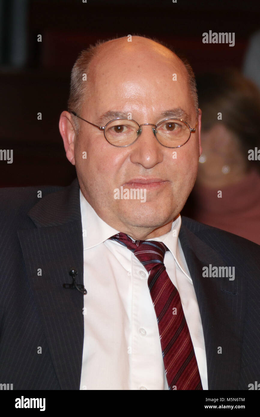 Markus Lanz Talkshow Featuring: Gregor Gysi (Politiker) Where: Hamburg ...