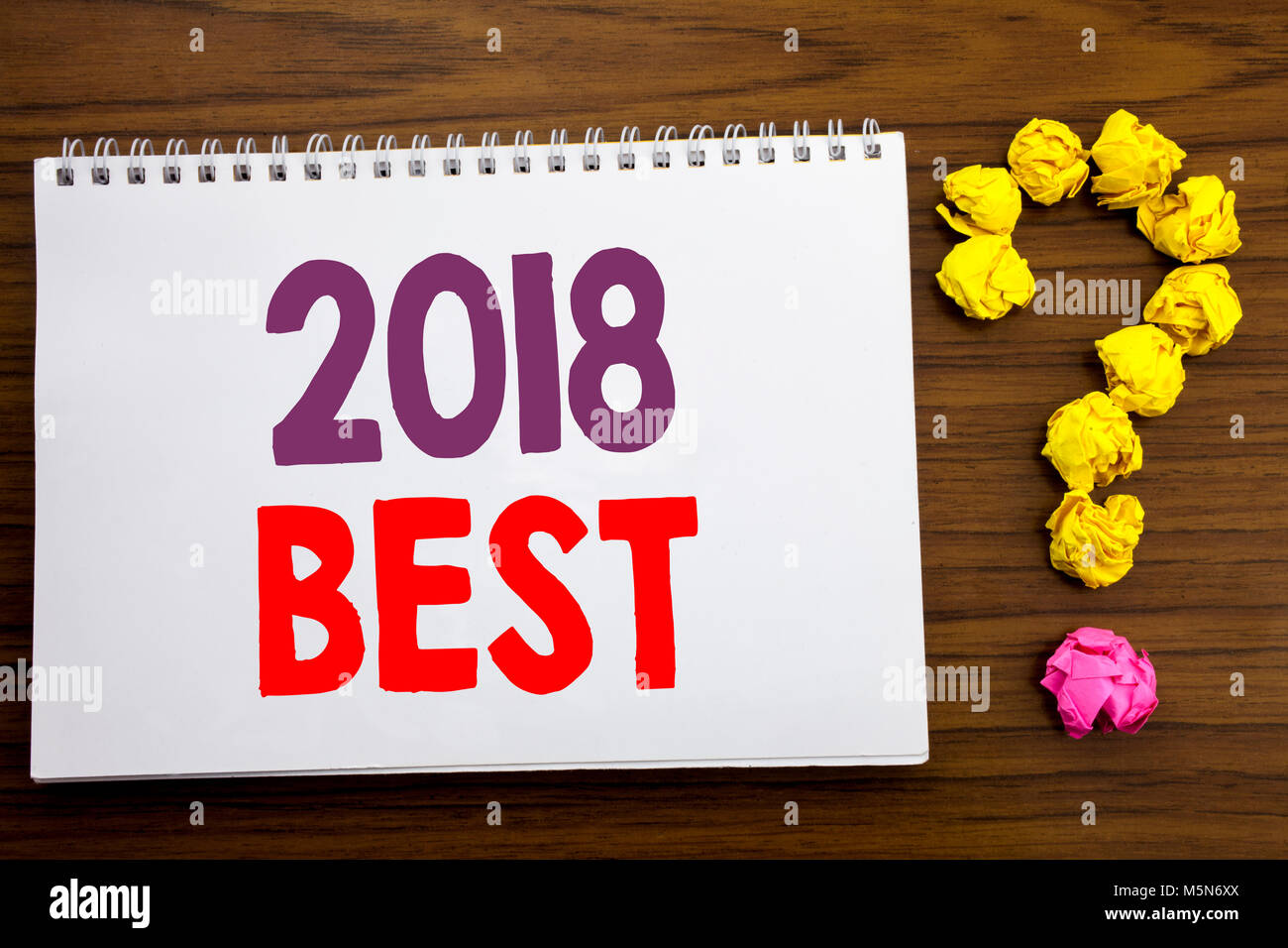 Conceptual hand writing caption inspiration showing 2018 Best. Business ...