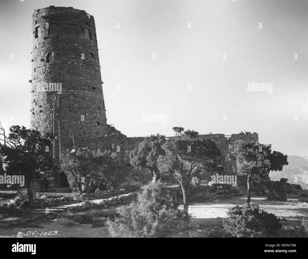 Grand Canyon Historic- Desert View Watchtower c . FRONT ELEVATION ...