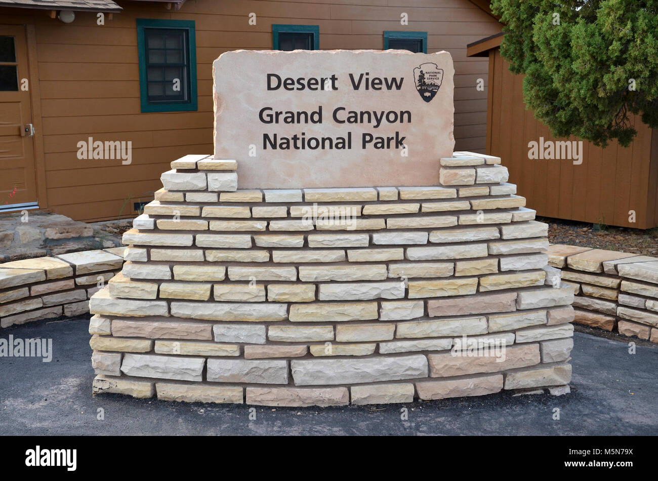 Grand Canyon Desert View Entrance Sign . The former Desert View Visitor ...