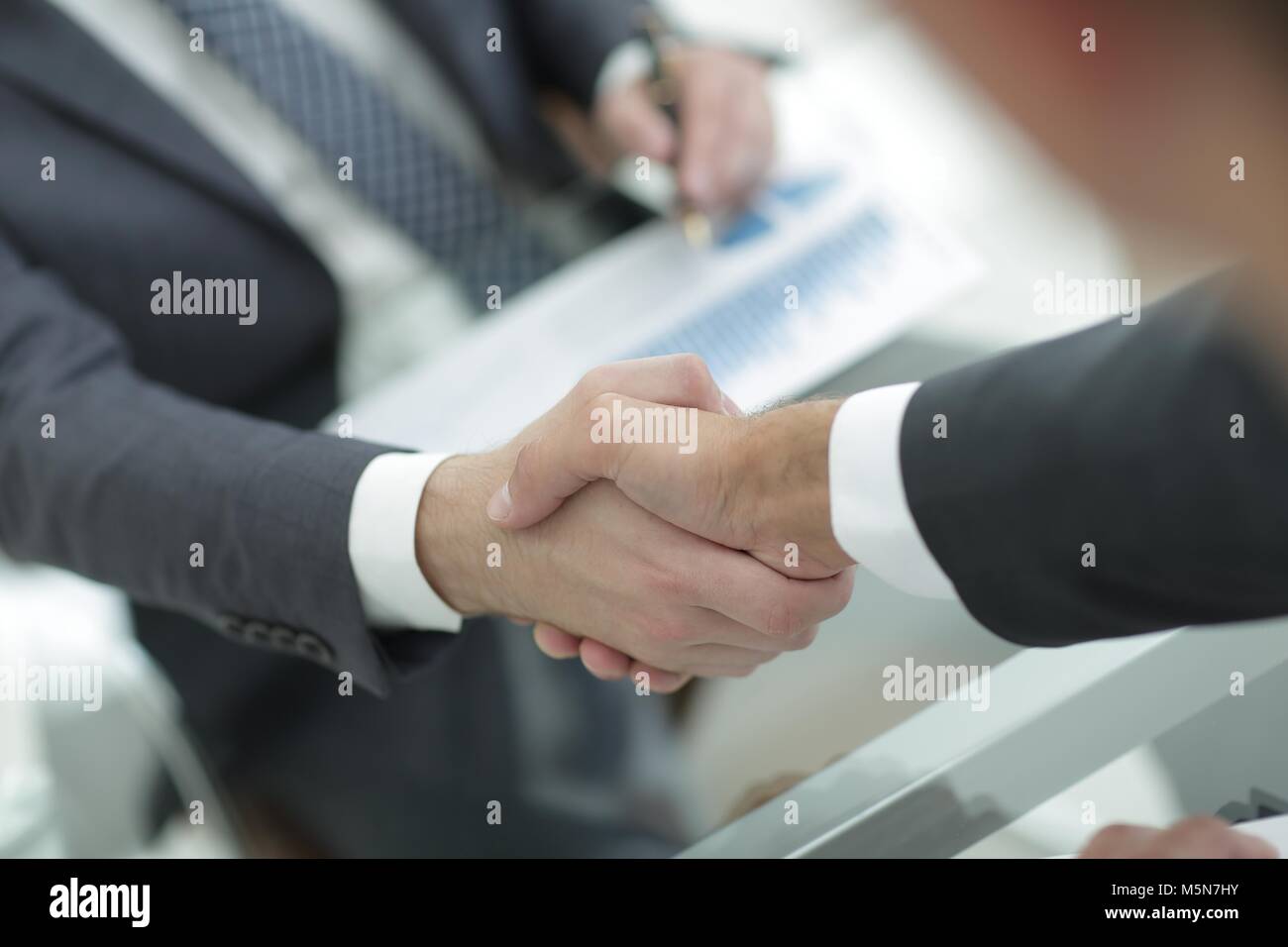 closeup.handshake of two businessmen Stock Photo - Alamy