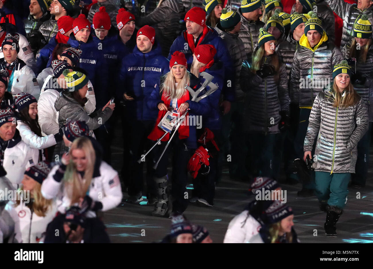 Great Britain's Elise Christie during the Closing Ceremony of the ...