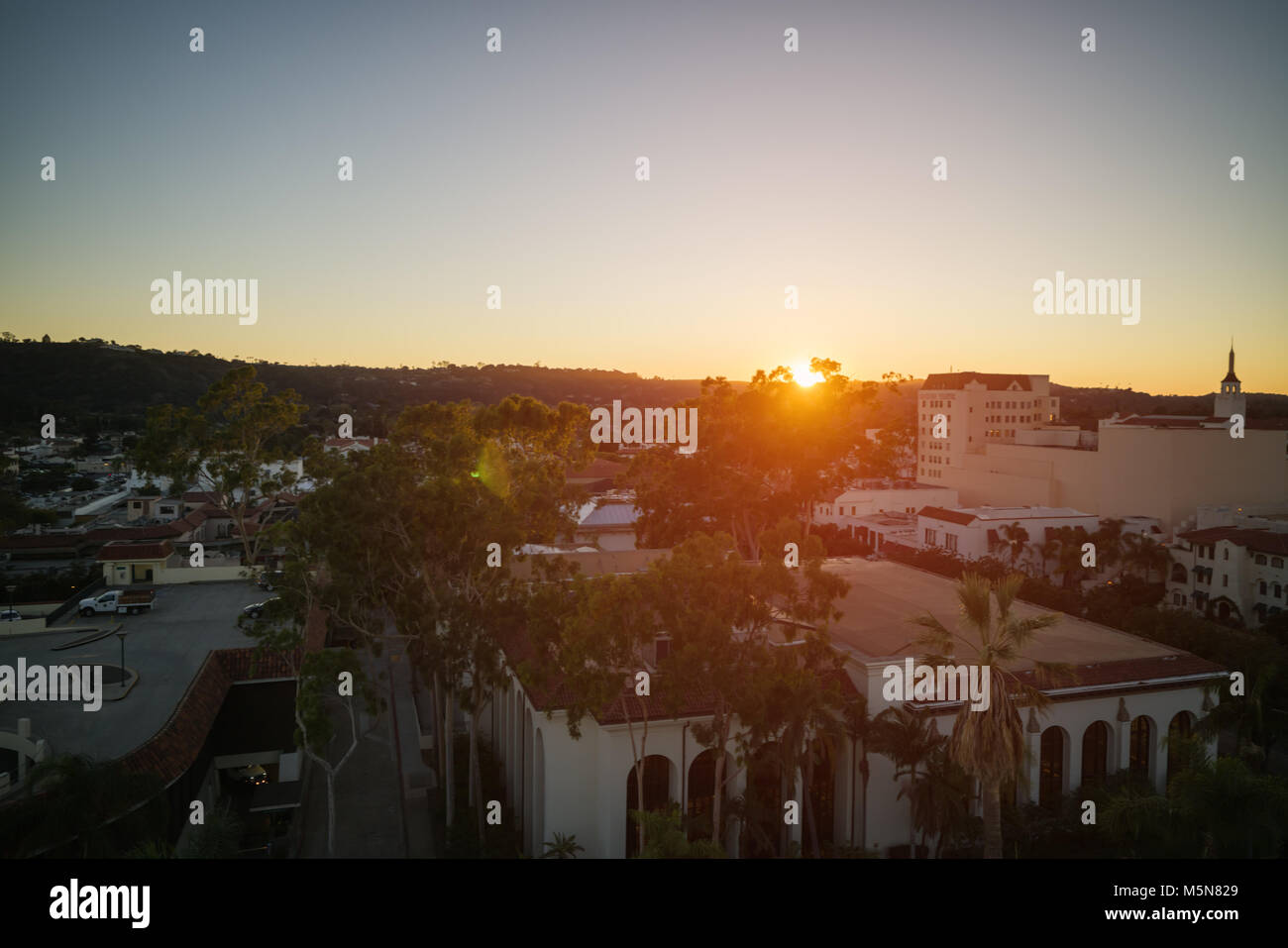 SANTA BARBARA, USA - CIRCA NOVEMBER, 2017: view from Santa Barbara ...