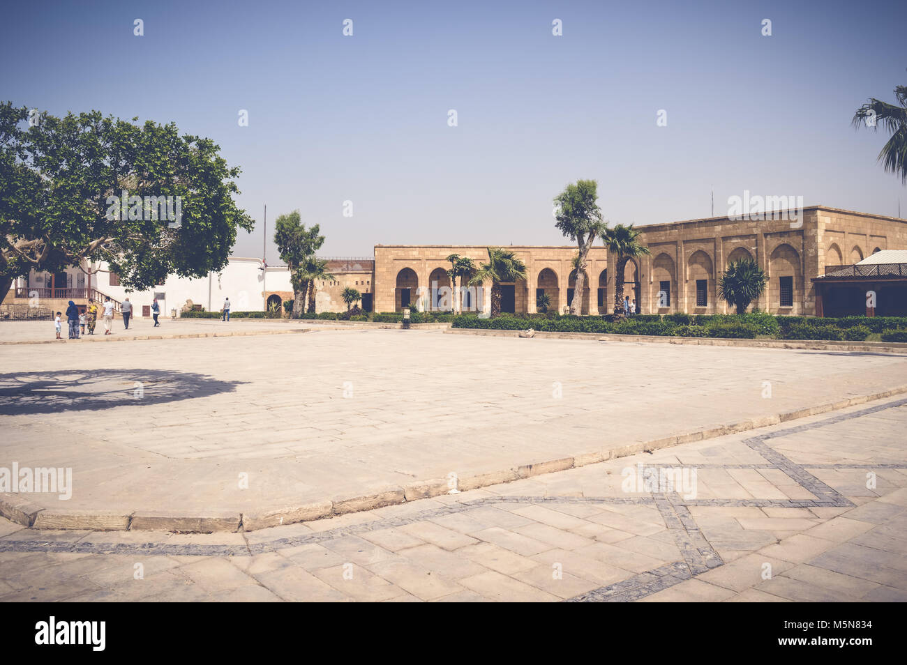 cairo, egypt, april 22, 2017 : view inside cairo citadel Stock Photo ...