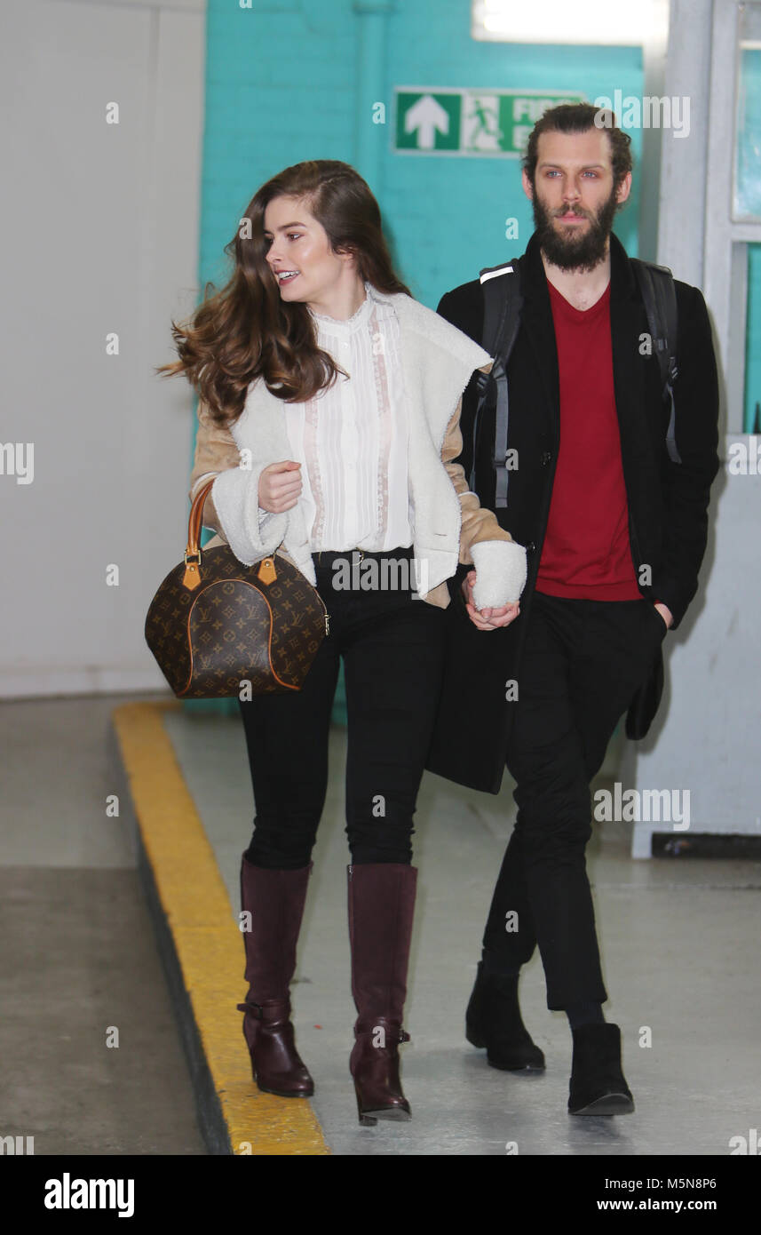 Rachel Shenton outside ITV Studios Featuring: Rachel Shenton, Chris ...