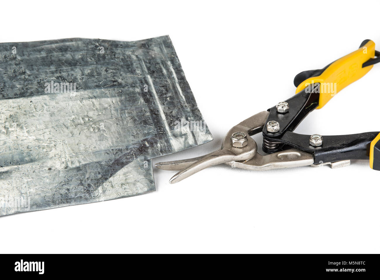 Manual industrial scissors for cutting the tin Stock Photo - Alamy