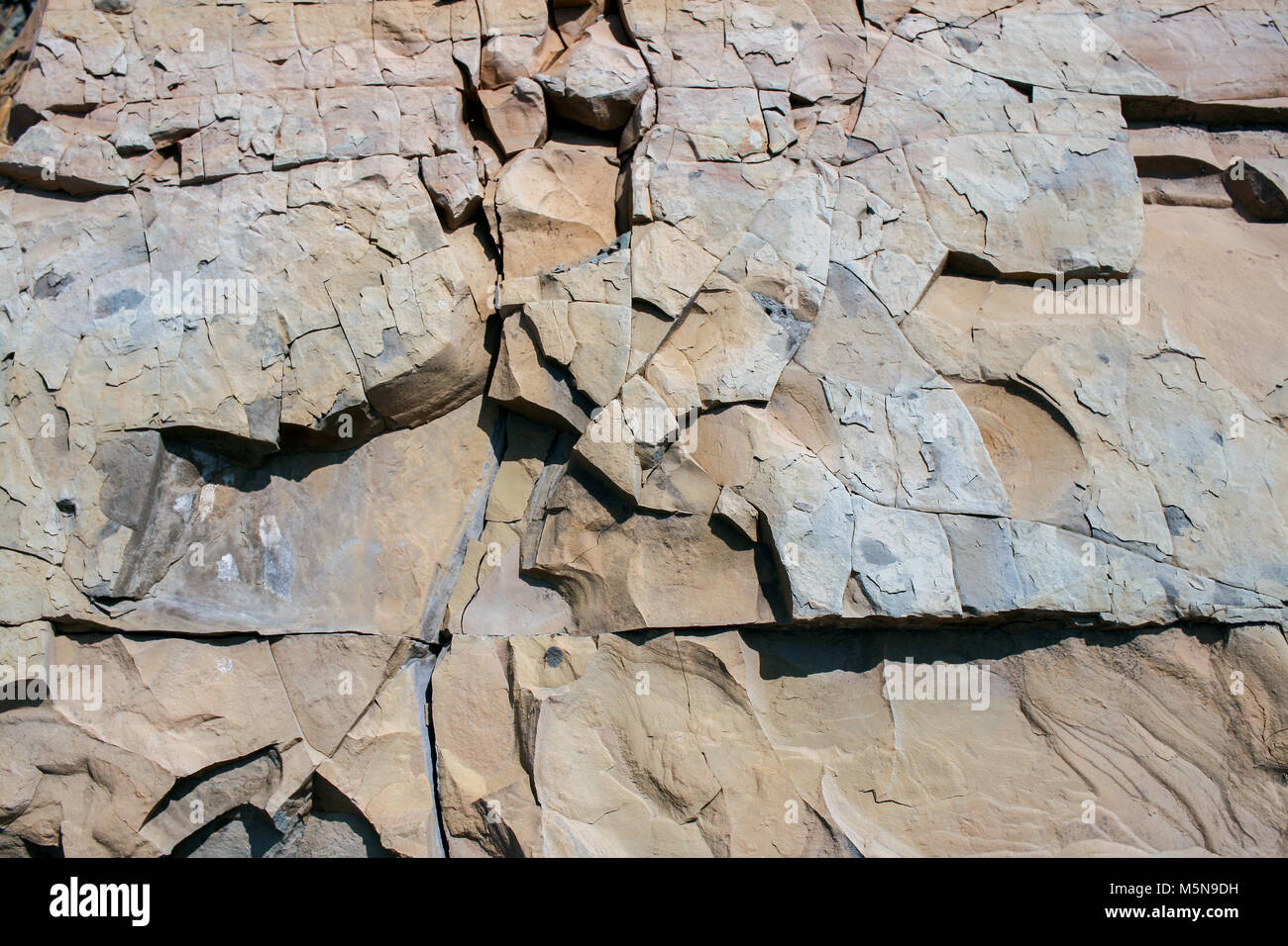 Grunge natural rocky pattern of shale stones of different sizes Stock ...