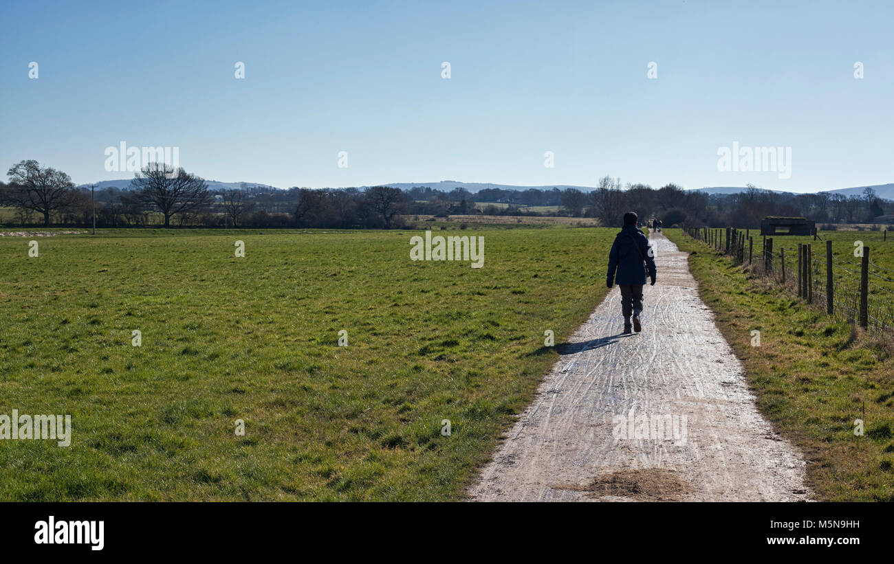 Downs Link Trail near Partridge Green, West Sussex Stock Photo - Alamy