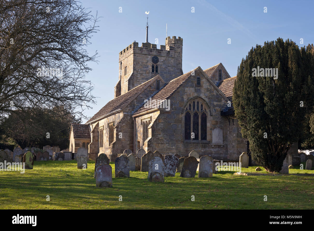 St Peter's Church in Cowfold Stock Photo - Alamy