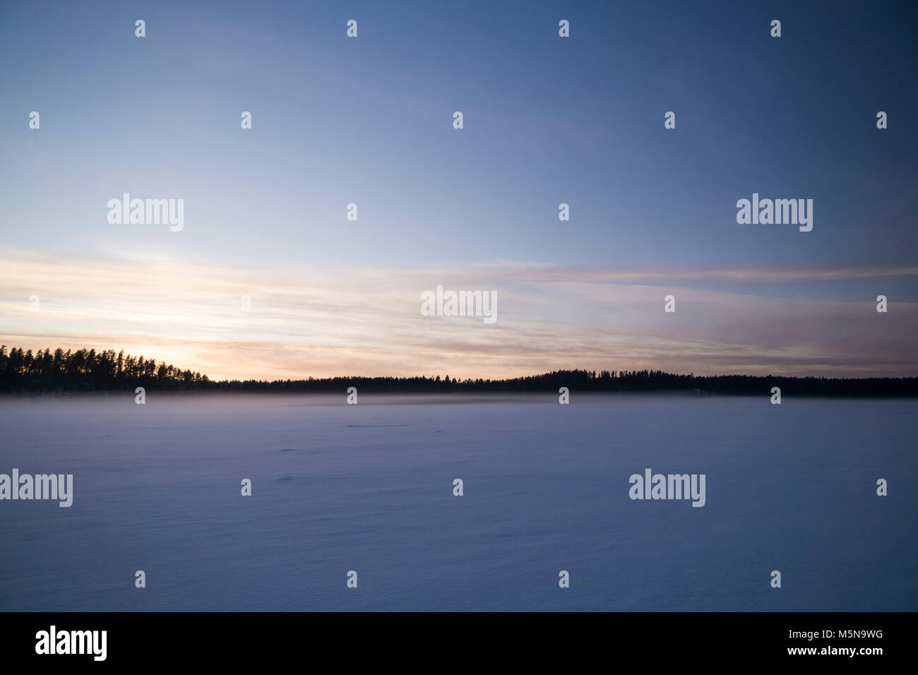 Lapland frozen lake finland hi-res stock photography and images - Alamy