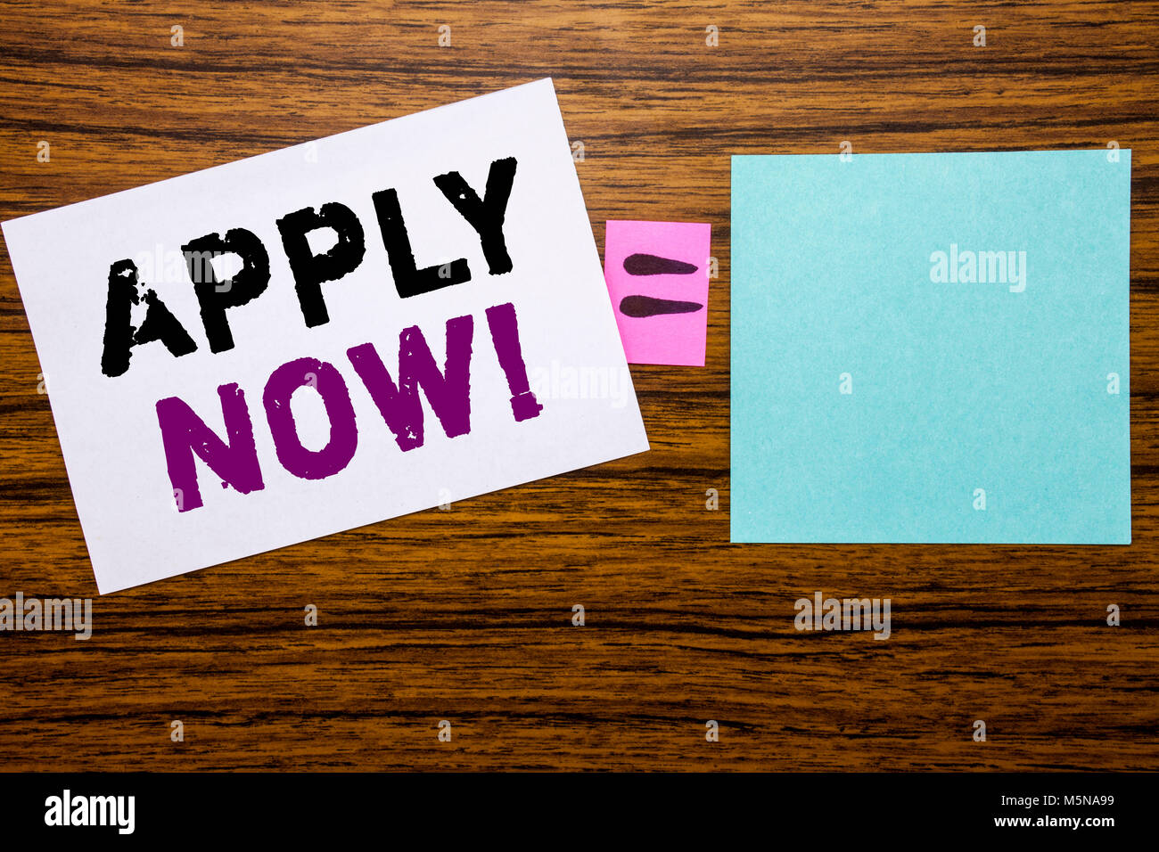 Handwriting Announcement text showing Apply Now. Business concept for ...