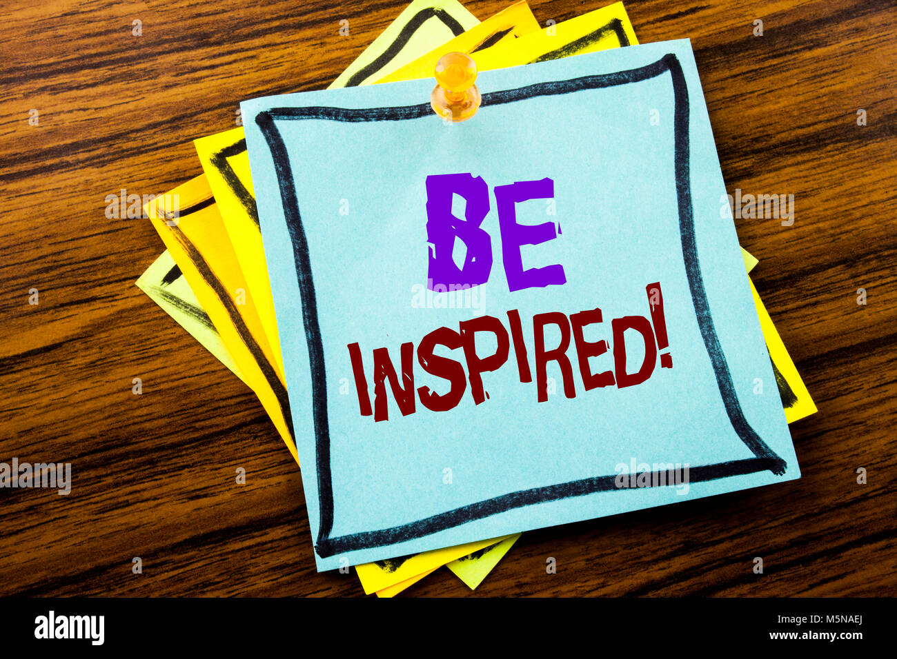 Writing text showing Be Inspired. Business concept for Inspiration ...