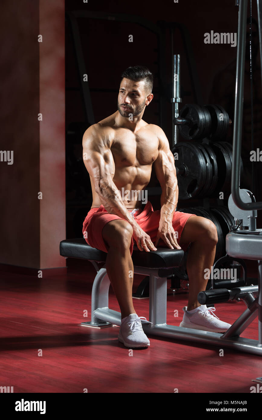 Handsome Good Looking And Attractive Young Man With Muscular Body ...