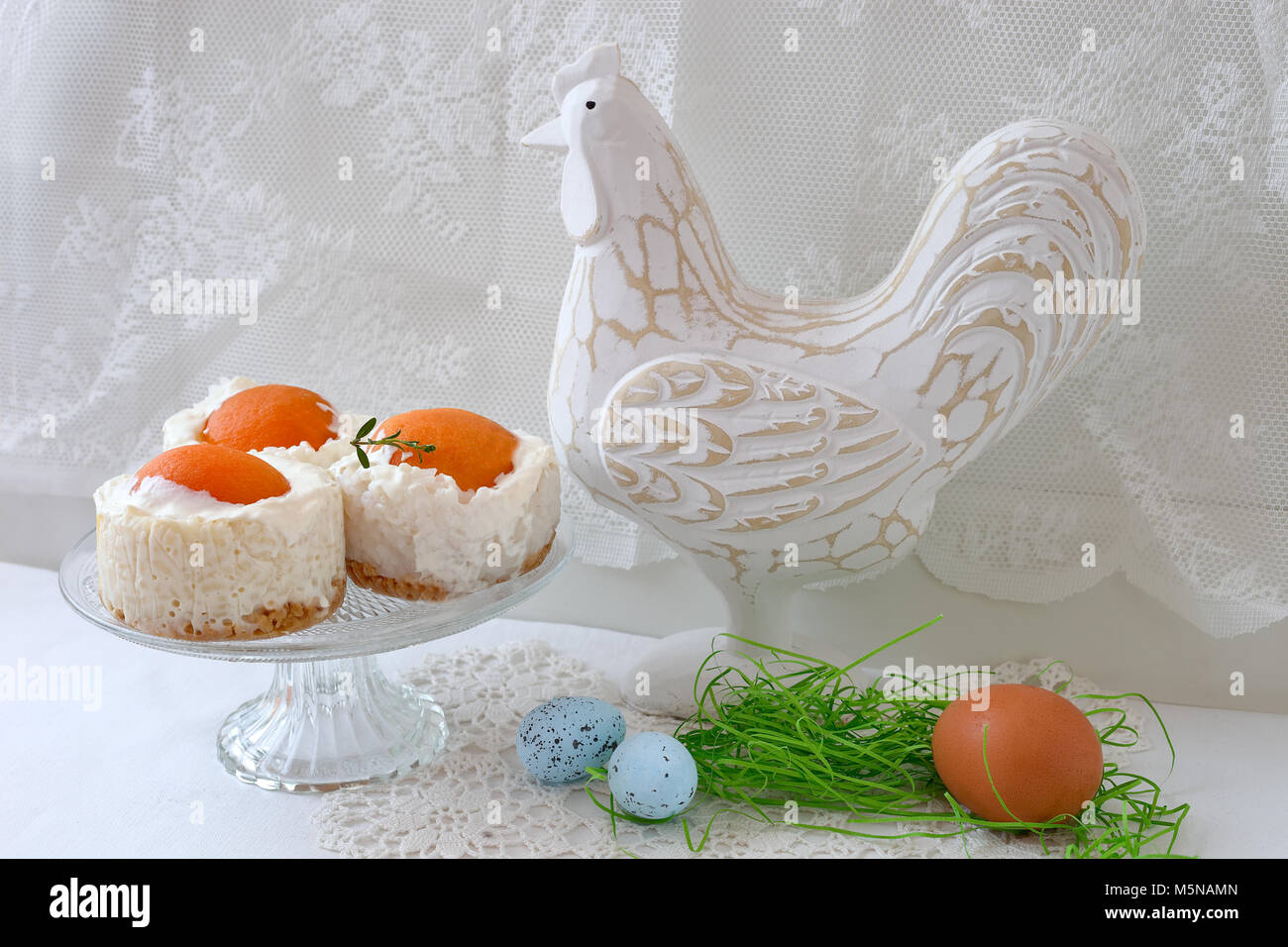 Easter milk rice cake Stock Photo - Alamy