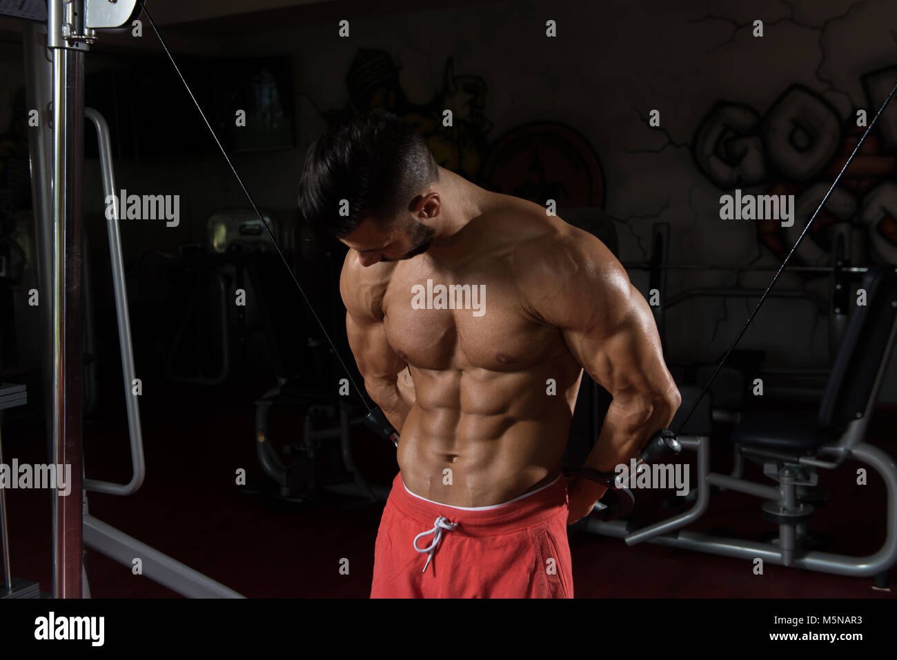 Male muscular chest hi-res stock photography and images - Alamy