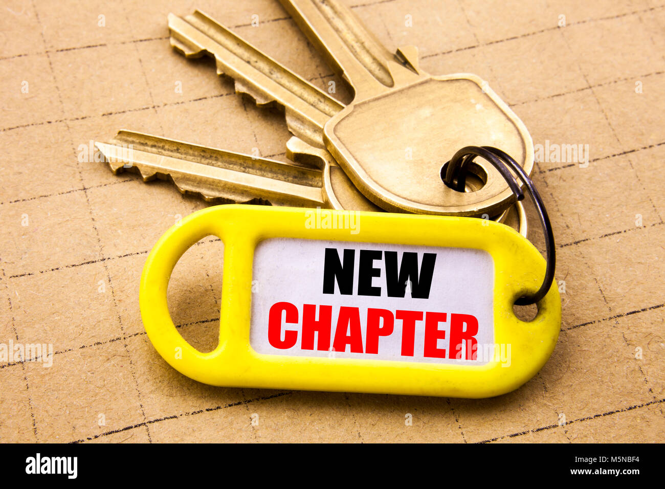 Word, writing New Chapter. Business concept for Starting New Future ...