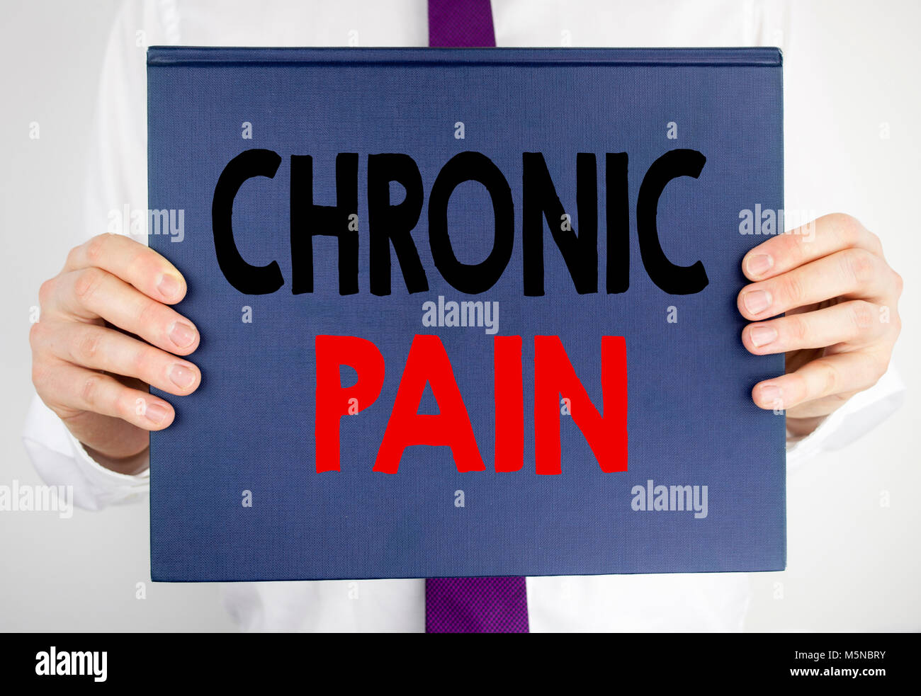Writing text showing Chronic Pain. Business concept for Feeling Bad ill ...