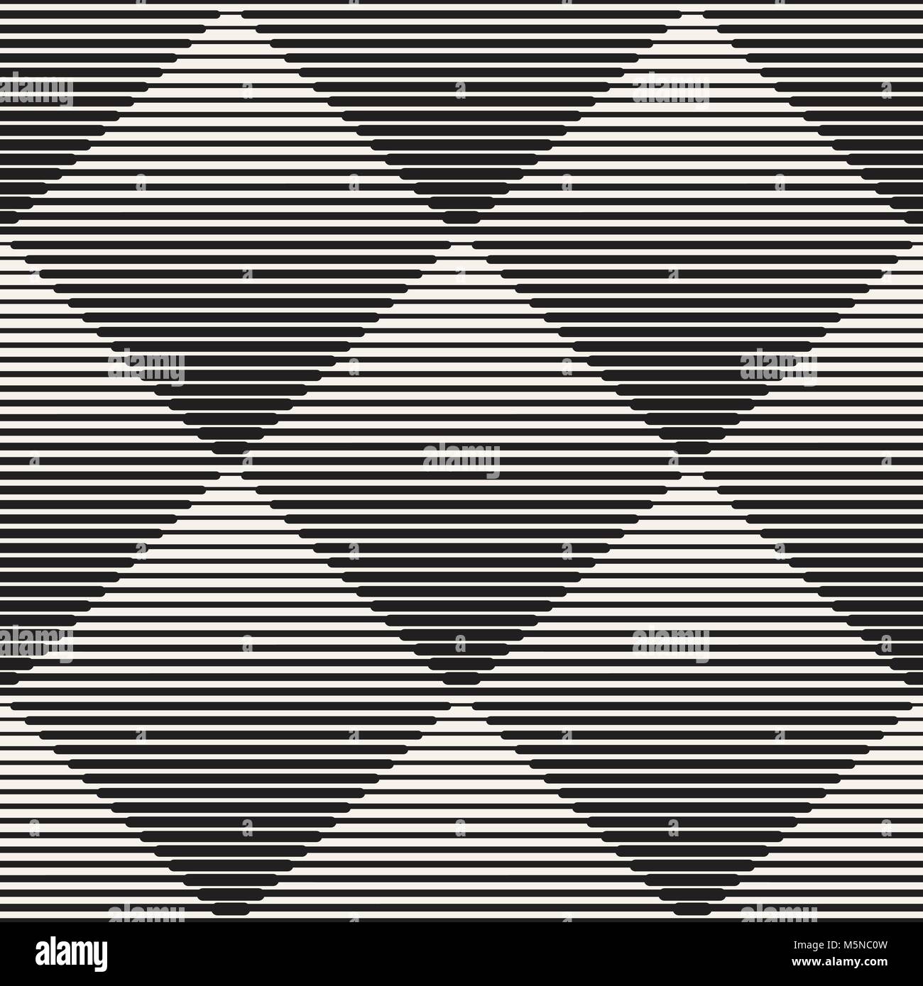 Vector Seamless Lattice Pattern Modern Stylish Texture With Monochrome Trellis Repeating