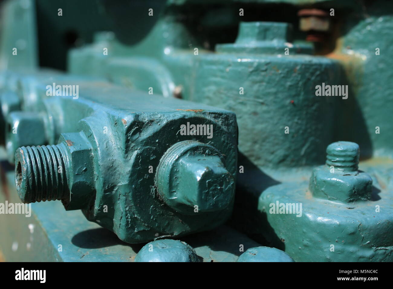 Old Farm Machine Stock Photo - Alamy