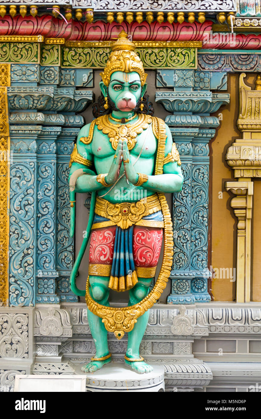 Green Hindu God
