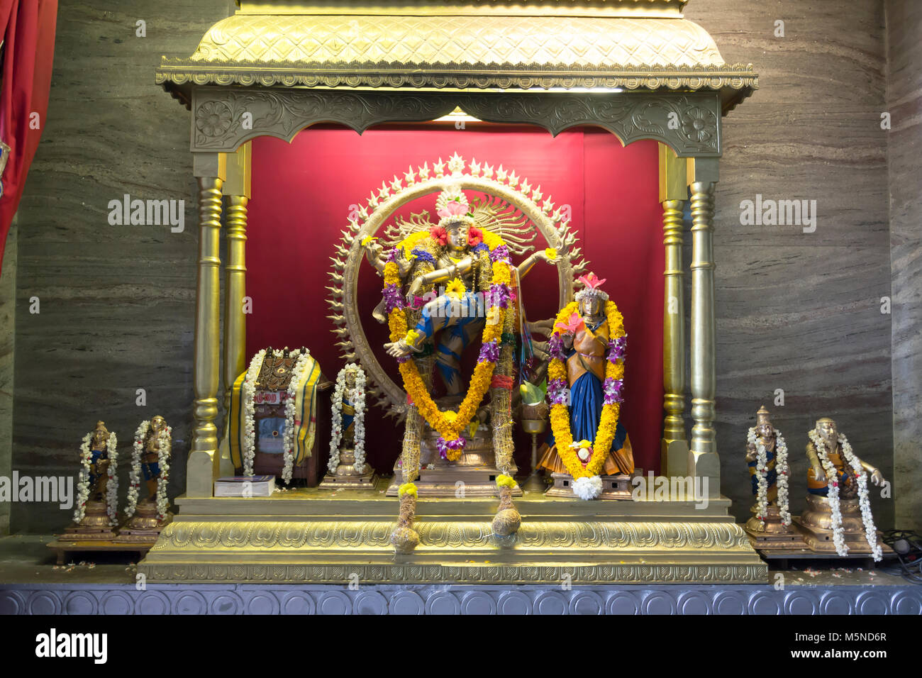 Hindu God Temple Stock Photo - Alamy