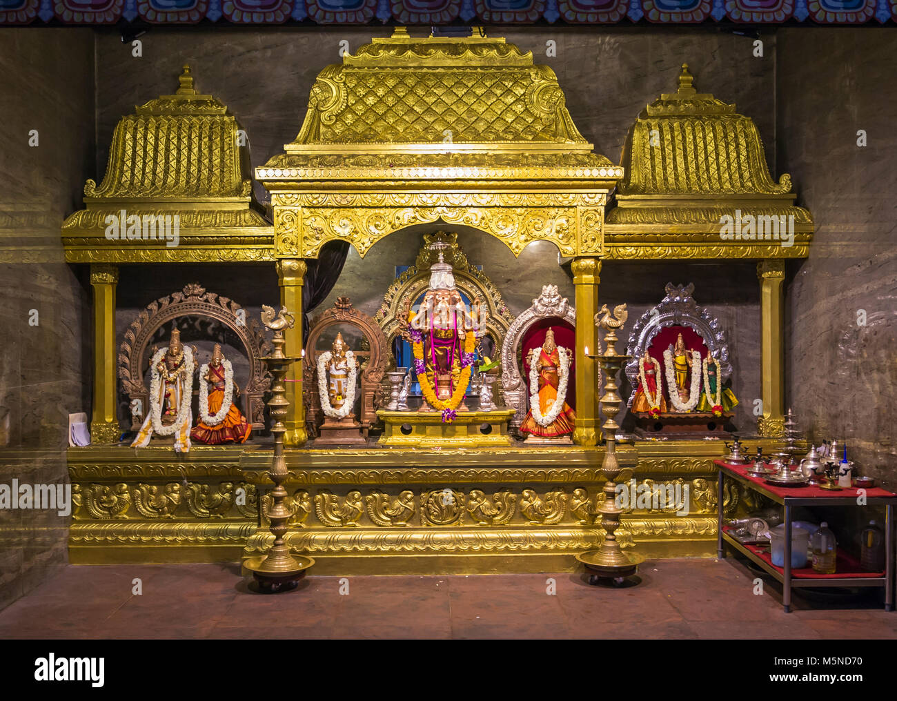 Hindu God Temple Stock Photo - Alamy