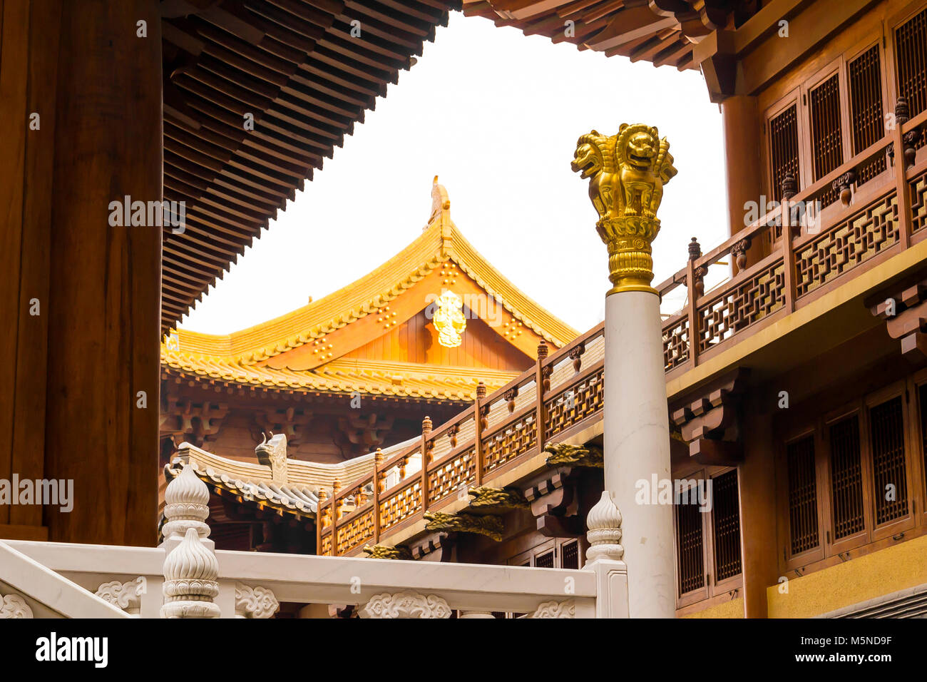 Jing An Temple Stock Photo - Alamy