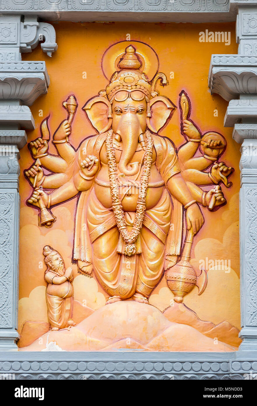 Hindu God Temple Stock Photo - Alamy