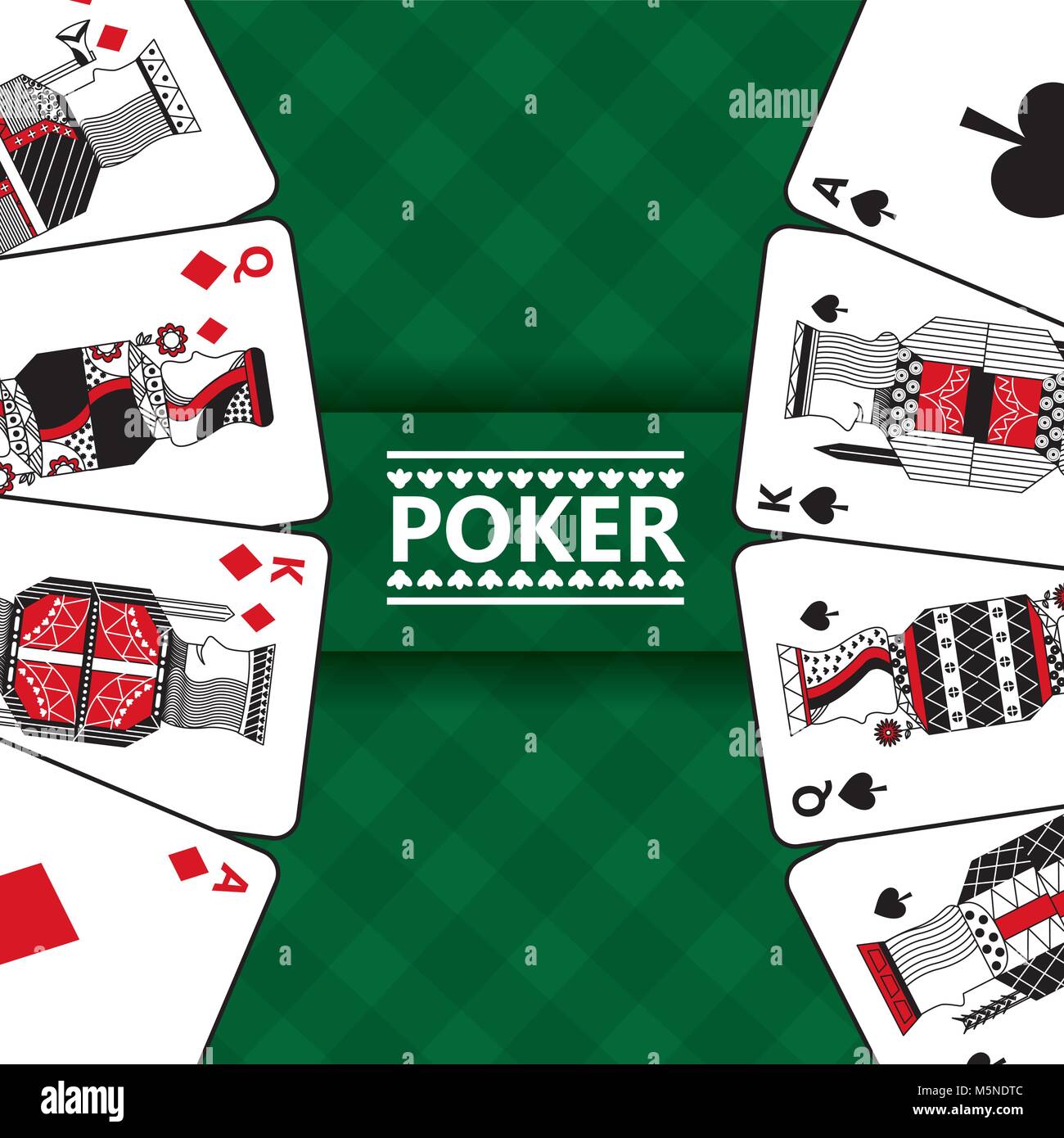 Red playing cards back side hi-res stock photography and images - Alamy