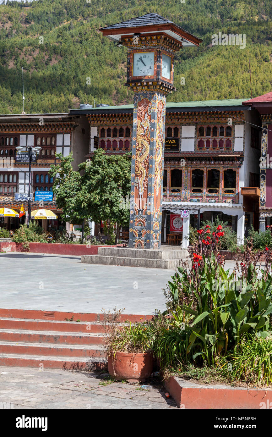 Clock tower square thimphu bhutan hi-res stock photography and images ...