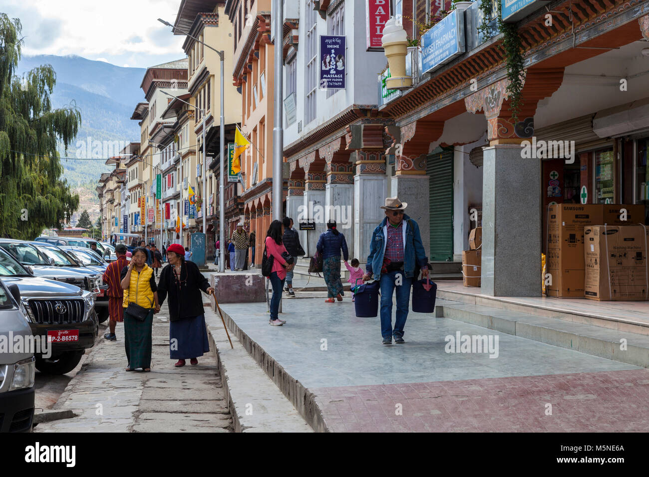 Bhutan Thimphu City Shopping